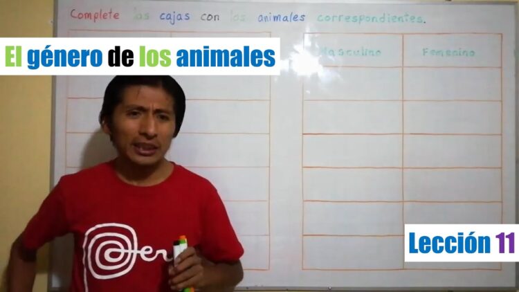 Nombres de parejas de animales en género masculino y femenino - Arjal