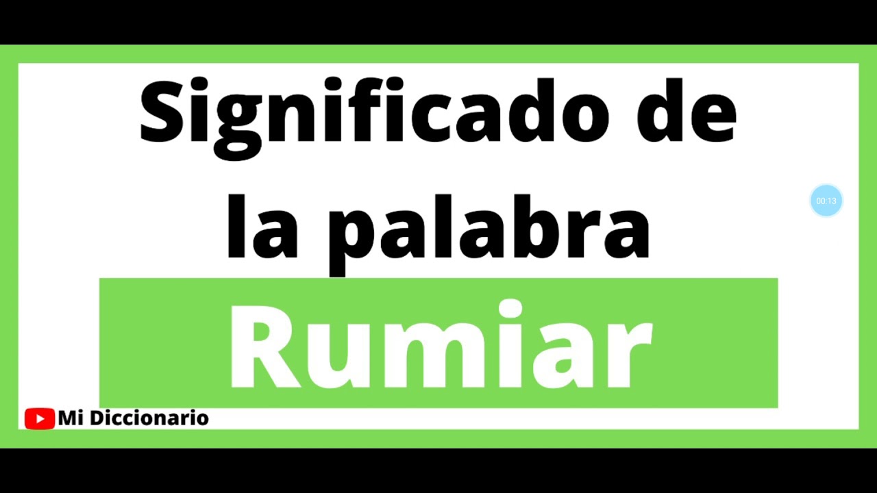 ¿Qué significa rumiar en los animales? - Arjal